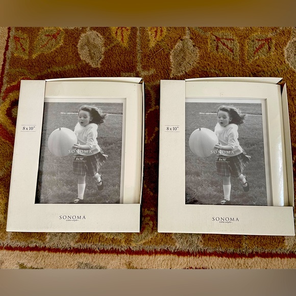 Sonoma | Accents | Sonoma White 8x Picture Frame New X 2 | Poshmark